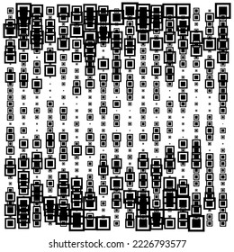 Squares Halftone Gradient Random Pattern Background Stock Vector (Royalty Free) 2226793577 ...