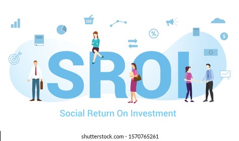 Sroi Social Return On Investment Concept: เวกเตอร์สต็อก (ปลอดค่าลิขสิทธิ์) 1279753549 | Shutterstock