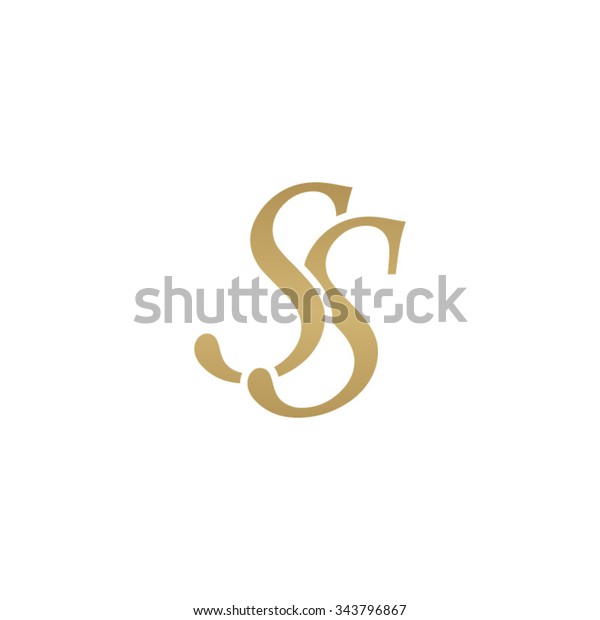 Ss Initial Monogram Logo Stock Vector (Royalty Free) 343796867 ...