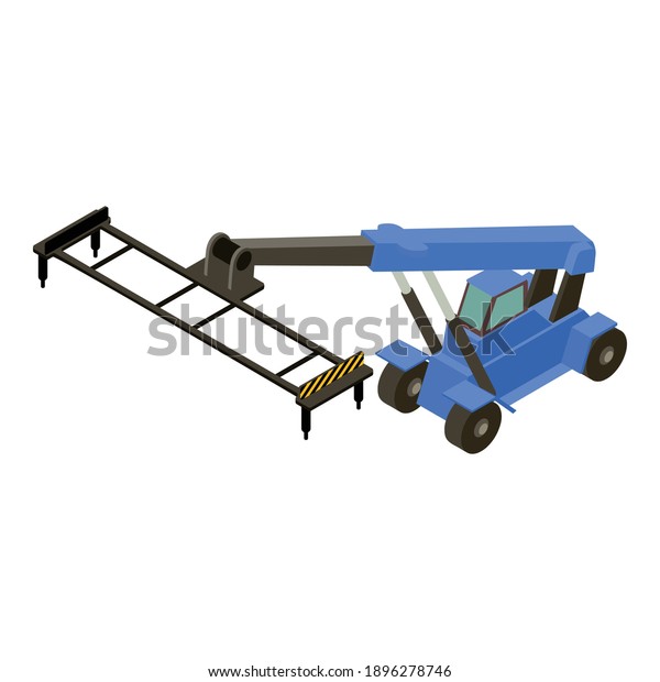 7 Isometric Telescopic Handler Royalty-Free Images, Stock Photos ...