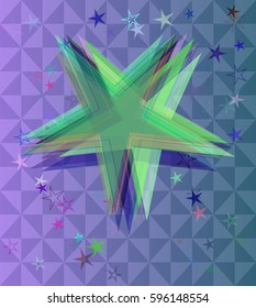 Star Template Background Stock Vector (Royalty Free) 596148554 ...