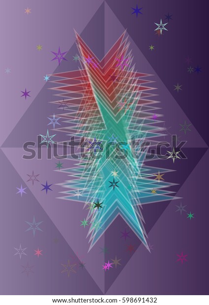 Star Texture Background Stock Vector (Royalty Free) 598691432 ...