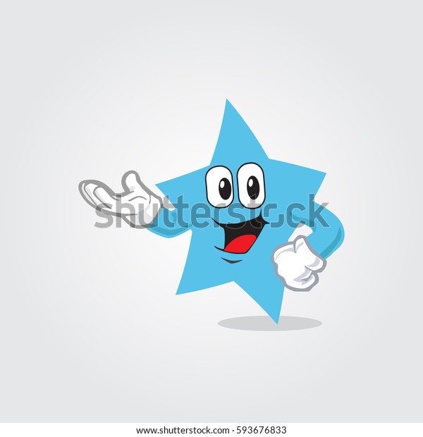 Star Vector Cartoon Stock Vector (Royalty Free) 593676833 | Shutterstock