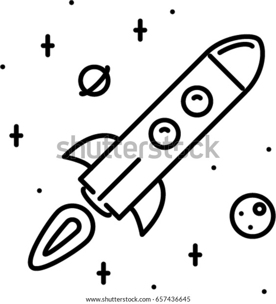 Start Outline Icon Stock Vector (Royalty Free) 657436645 | Shutterstock
