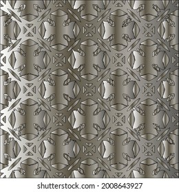 Steel Metallic Gradient Repeating Pattern Abstract Stock Vector ...