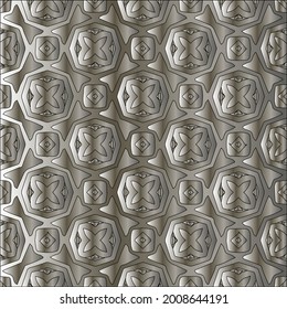 Steel Metallic Gradient Repeating Pattern Abstract Stock Vector ...