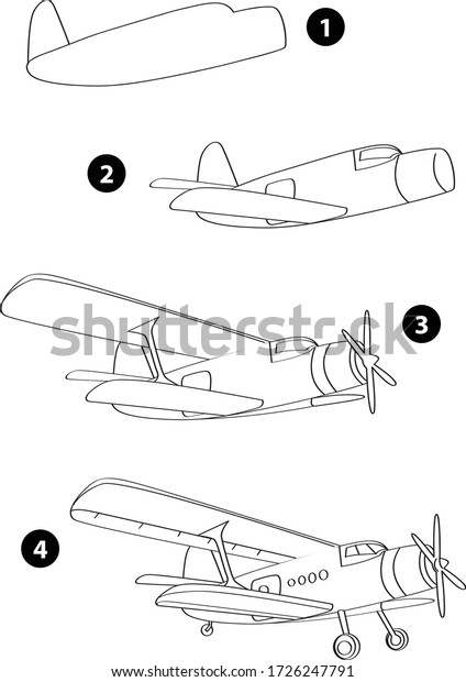 Step By Step Drawing Learning Techniques Stock Vector (Royalty Free ...