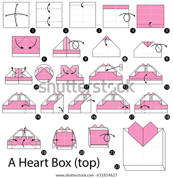 How To Make Origami Heart Box