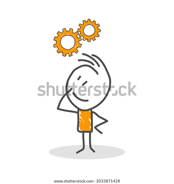 9+ Hundred Cartoon Line Drawing Stick Man Face Royalty-Free Images ...