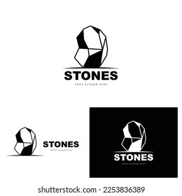 Stone Logo Vector Stone Modern Geometry Stock Vector (Royalty Free ...
