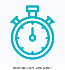 Stopwatch Timer Clock Vector Icon Chronometer Stock Vector (Royalty Free) 2509426037 | Shutterstock