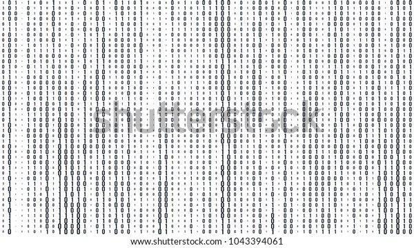 Stream Binary Matrix Code On Screen Stock Vector (Royalty Free) 1043394061 | Shutterstock