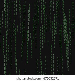 Binary Matrix Big Data Process Background Stock Vector (Royalty Free ...