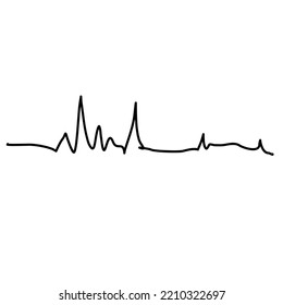 Stroke Heart Stock Vector (Royalty Free) 2210322697 | Shutterstock