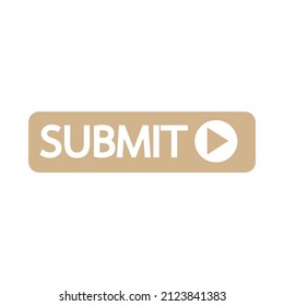 Submit Text Arrow Vector Icon Sign Stock Vector (Royalty Free ...
