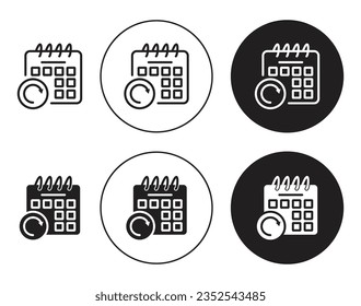 Reschedule Icon Royalty-Free Images, Stock Photos & Pictures | Shutterstock