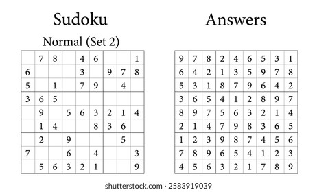 Kid Solve Sudoku Photos, Images and Pictures
