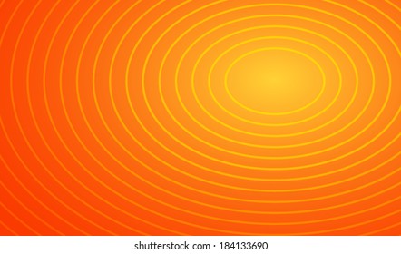 Summer Gradient Orange Circle Ring Pattern Stock Vector (Royalty Free ...