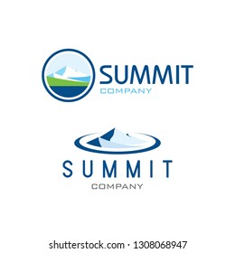 Summit Mountain Logo Stock Vector (Royalty Free) 1308068947 | Shutterstock