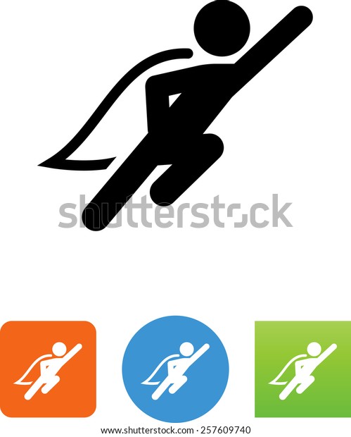Superhero Icon Stock Vector (Royalty Free) 257609740 | Shutterstock