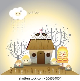 Sweet Winter Design Stock Vector (Royalty Free) 106564034 | Shutterstock