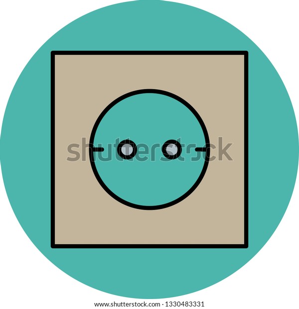 Switchboard Vector Icon Stock Vector (Royalty Free) 1330483331 ...