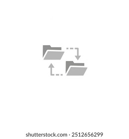 Synchronization Data Synchronized Into Files Vector Stock Vector (Royalty Free) 2512656167 ...