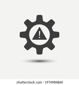 System Error Icon Vector System Not Stock Vector (Royalty Free ...