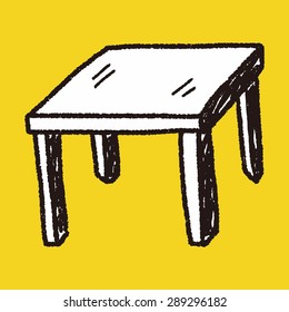 Table Doodle Stock Vector (Royalty Free) 285577403 | Shutterstock