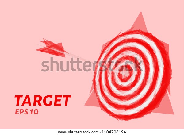 Target Triangles Low Poly Target Vector Stock Vector (Royalty Free ...