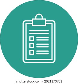 Icon Questionnaire Style Glyph Stock Vector (Royalty Free) 1966782091 ...