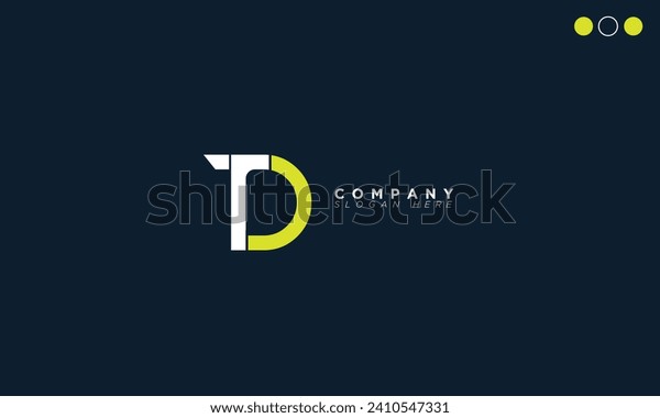 Td Alphabet Letters Initials Monogram Logo Stock Vector (Royalty Free) 2410547331 | Shutterstock