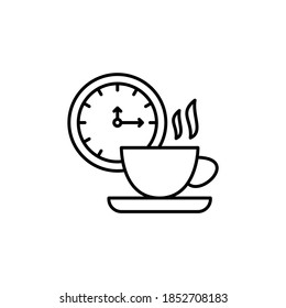 Break Icon Tea Time Icon Stock Vector (Royalty Free) 1017632752 ...
