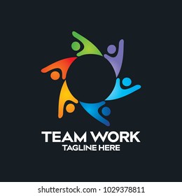 Team Work Logo Icon Vector Stock Vector (Royalty Free) 1029378811 ...