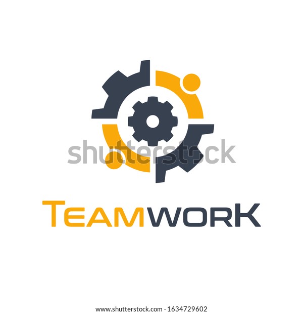 Team Work Vector Logo Template This Stock Vector (Royalty Free ...