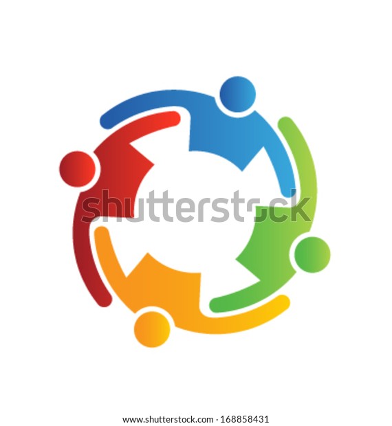 9,661 4 People In A Circle Images, Stock Photos, 3D objects, & Vectors ...