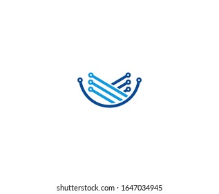 Tech Logo Icon Technology Vector Design Stock Vector (Royalty Free ...