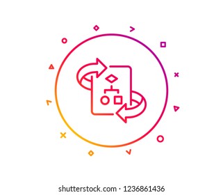 Technical Algorithm Line Icon Project Documentation Stock Vector (Royalty Free) 1236861436 ...