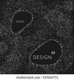 Technical Dot Mesh Plane Two Cutouts Stock Vector (Royalty Free ...