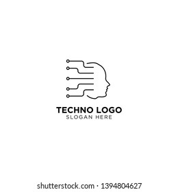 Techno Logo Stock Vector (Royalty Free) 597585368 | Shutterstock