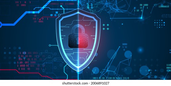 Technological Abstract Background On Topic Information Stock Vector ...