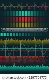 Technology Artificial Intelligence Background Signals Levels Stock ...