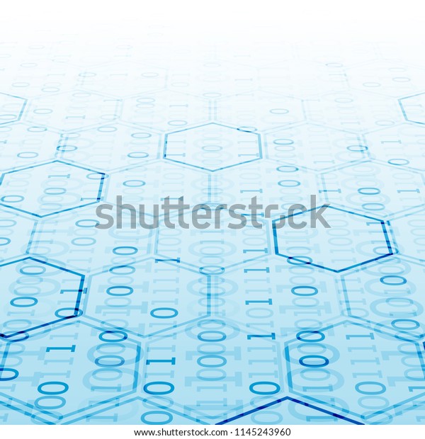 Technology Background Binary Computer Code Vector Stock Vector (Royalty ...