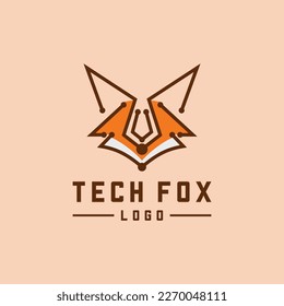 Technology Fox Logo Unique Elements Premium Stock Vector (Royalty Free ...