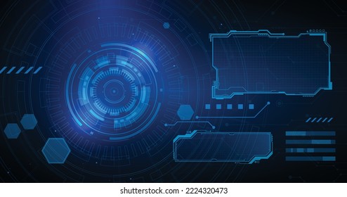 Technology Graphic Design Background Vector Illustration Stock Vector ...