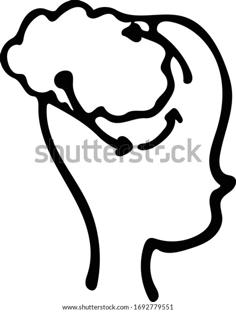 Thinker Icon System Thinking Vector Stock Vector (Royalty Free ...