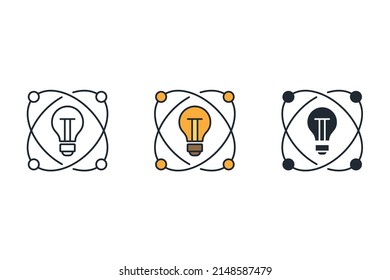 Thinking Icons Symbol Vector Elements Infographic Stock Vector (Royalty ...