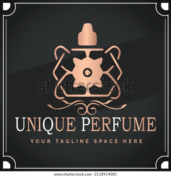 This Logo Unique Perfume Vector Design Stock Vector (Royalty Free ...