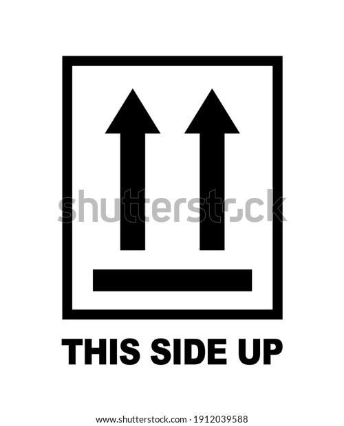 This Side Symbol Frame Vector Stock Vector (Royalty Free) 1912039588 ...