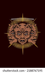 Leo Zodiac Sign Vector Illustration Stock Vector (Royalty Free ...